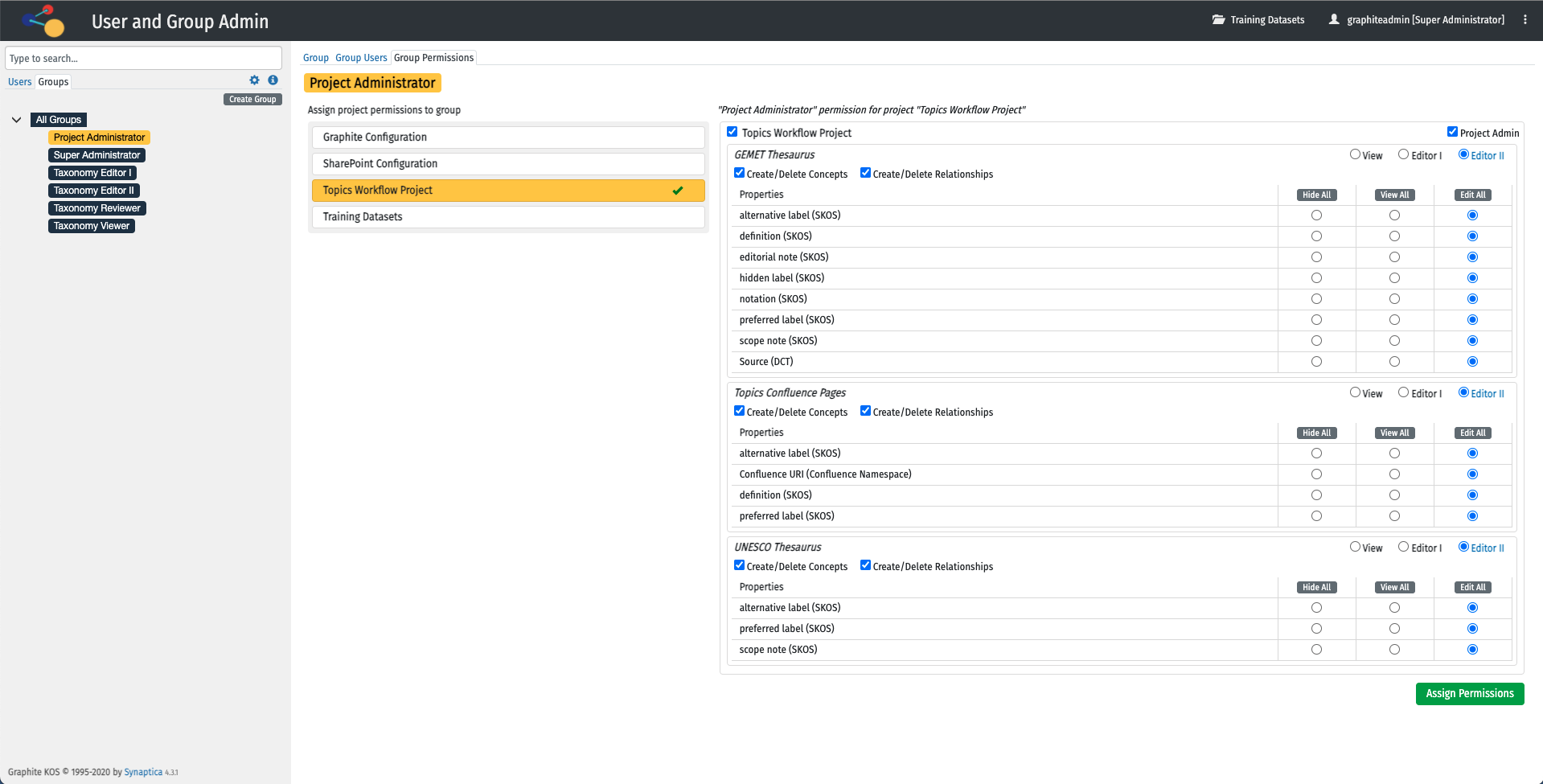 Graphite 4.0 - Synaptica LLC